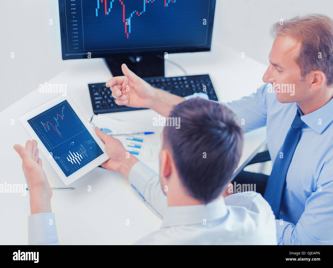 Analyzing charts business analysts hi-res stock photography and images ...