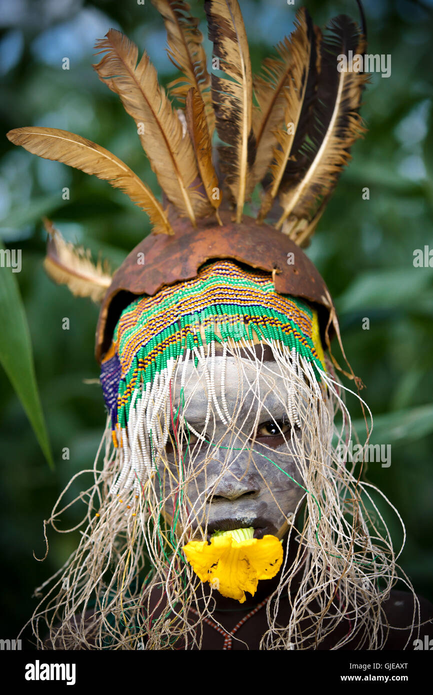 Suri tribe in Ethiopia Stock Photo - Alamy