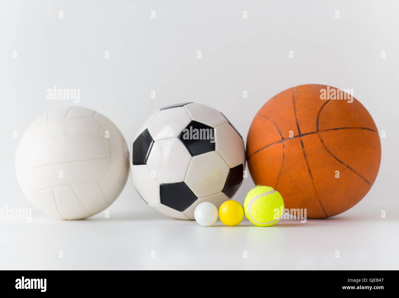 Various sport balls hi-res stock photography and images - Alamy