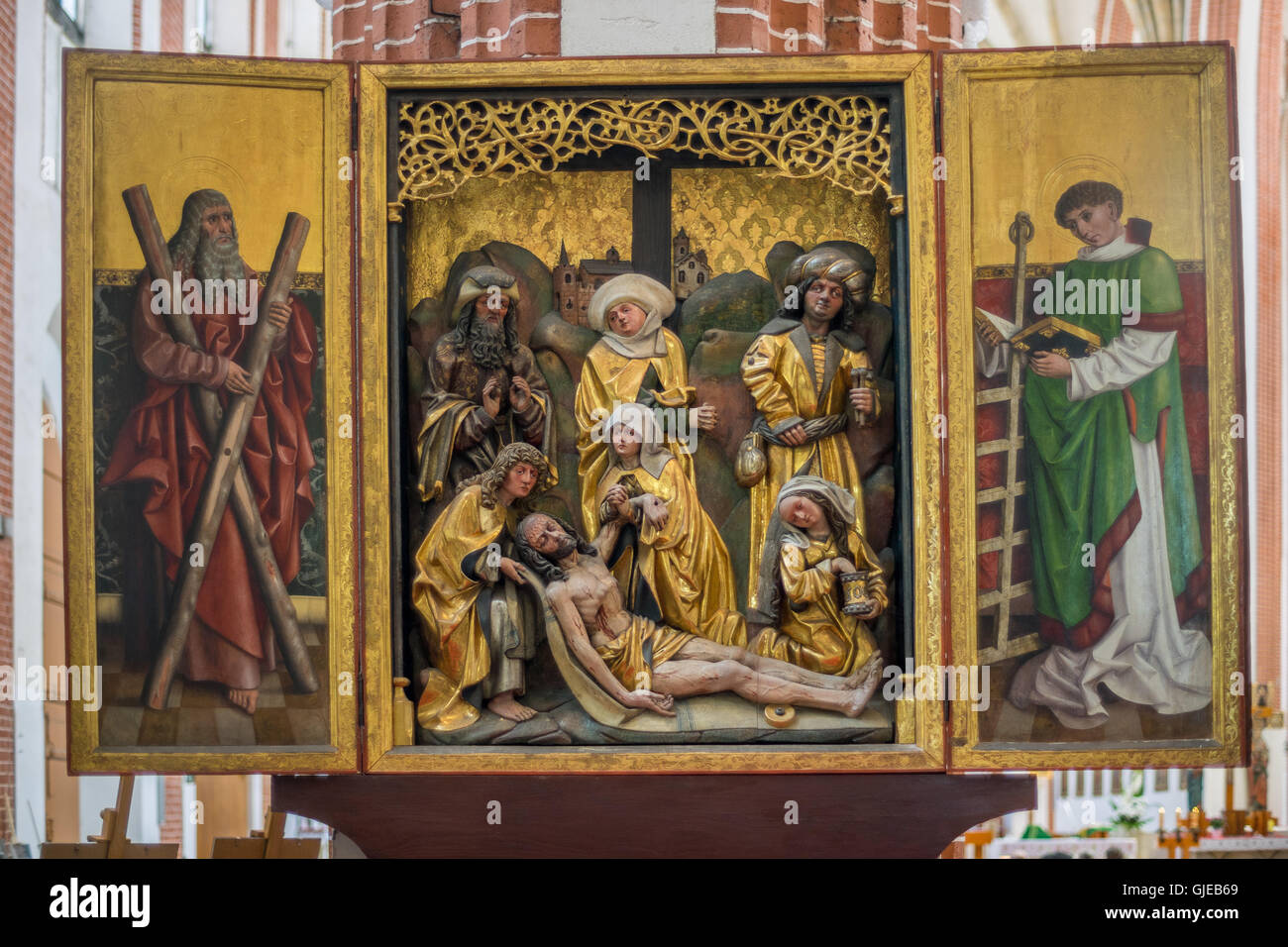 Medieval triptych hi-res stock photography and images - Alamy