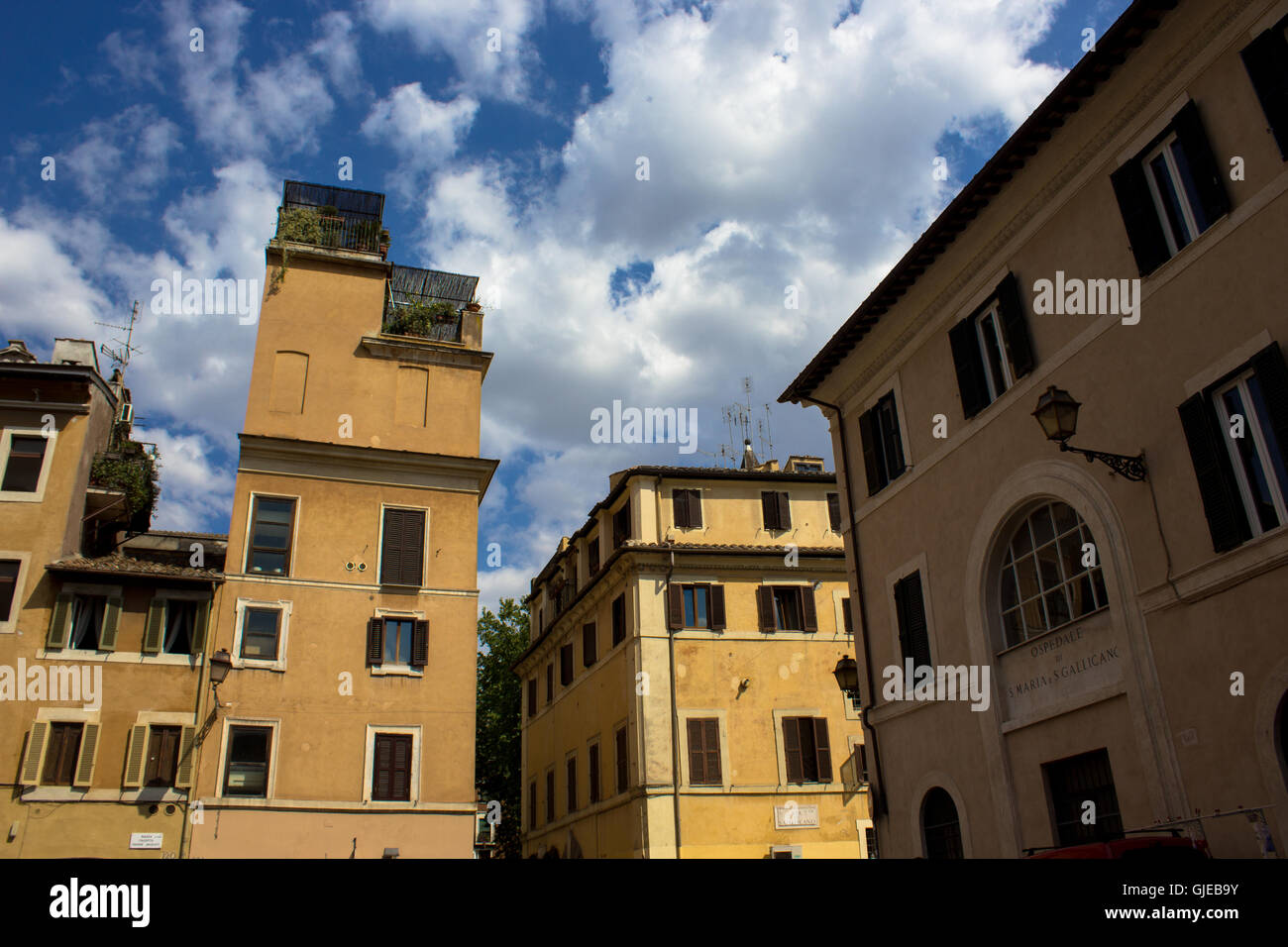 Roman Square Buildings Stock Photo - Alamy