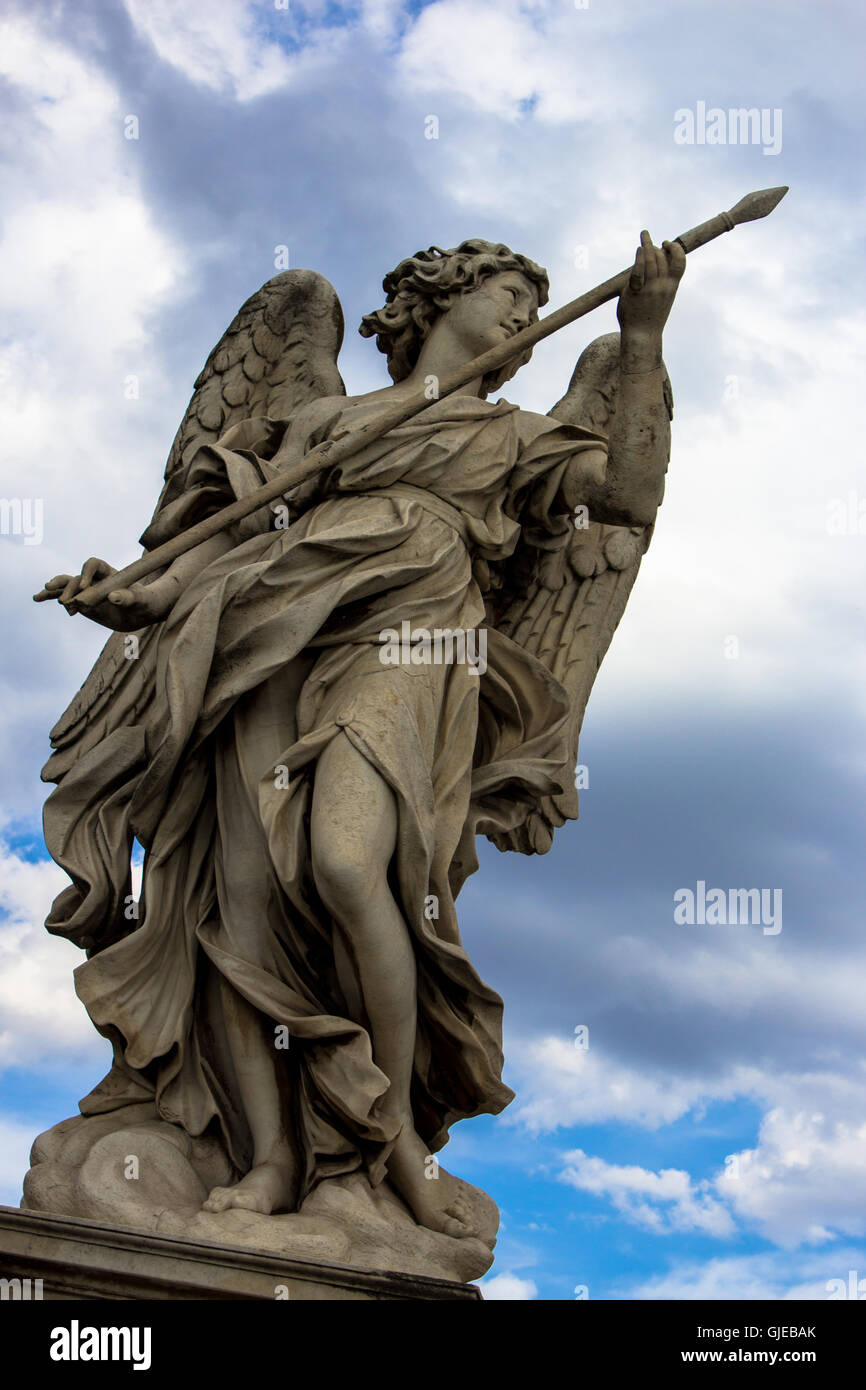 Stone Statue Rome Italy Stock Photo - Alamy