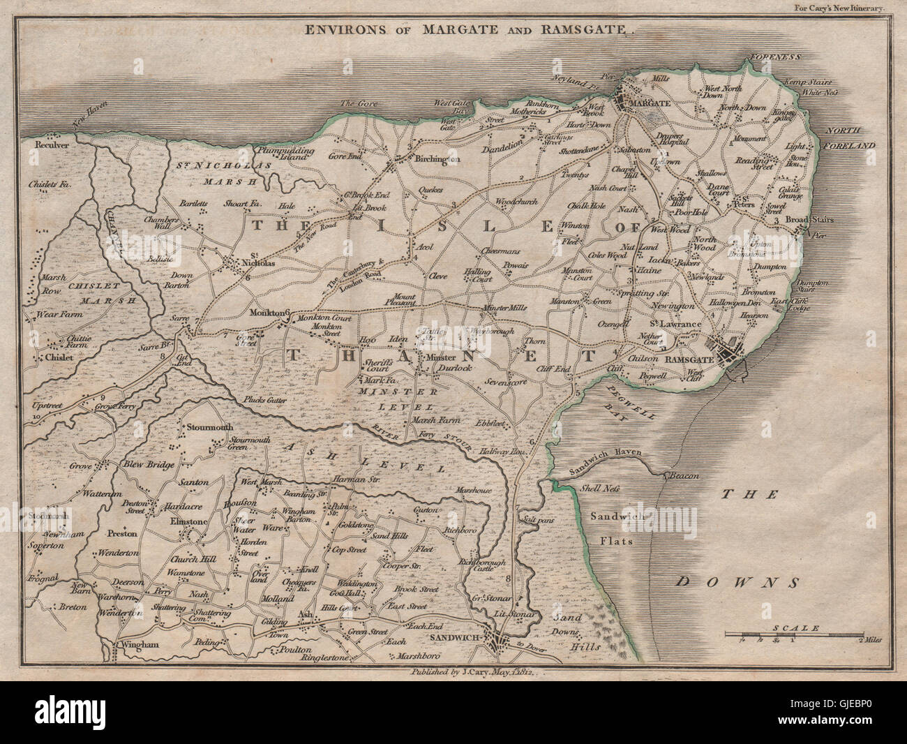 Map of ramsgate hi-res stock photography and images - Alamy
