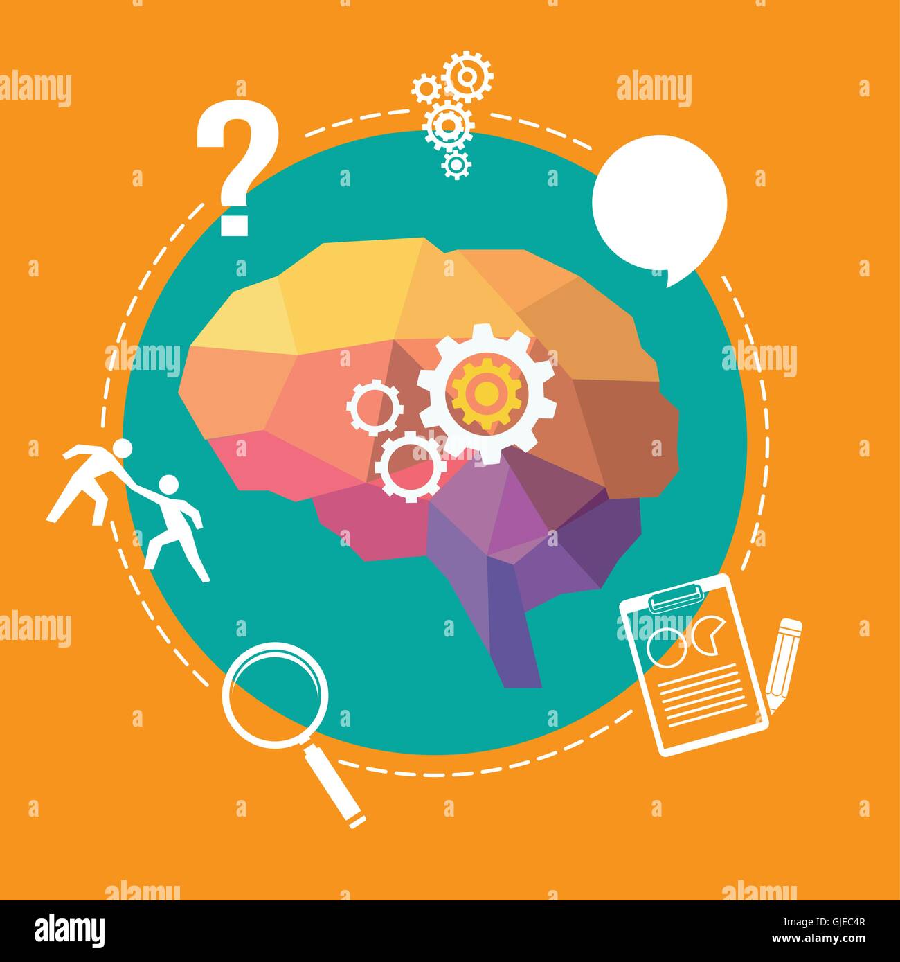 brain thinking idea Stock Vector Image & Art - Alamy