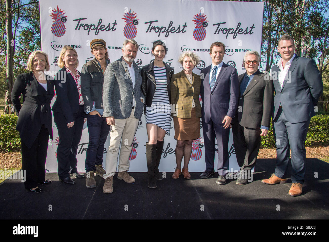 Sydney, Australia. 15th Aug, 2016. (L-R) Lucy Turnbull AO, Amanda ...