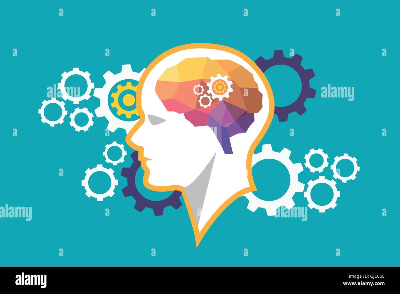 brain thinking idea Stock Vector Image & Art - Alamy