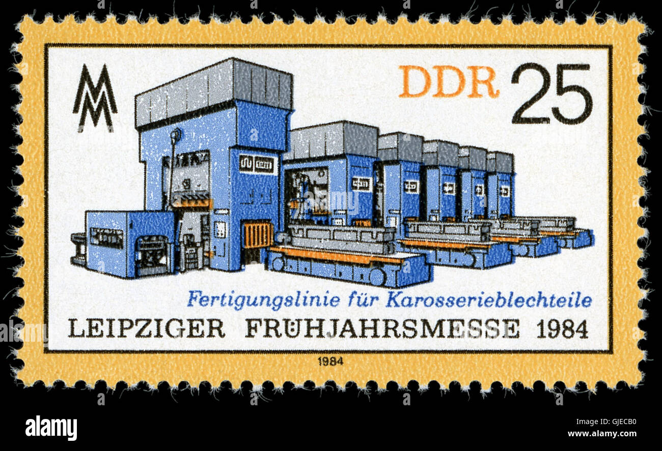 The DDR 1984 MiNr 2863 stamp was part of a series issued by East ...