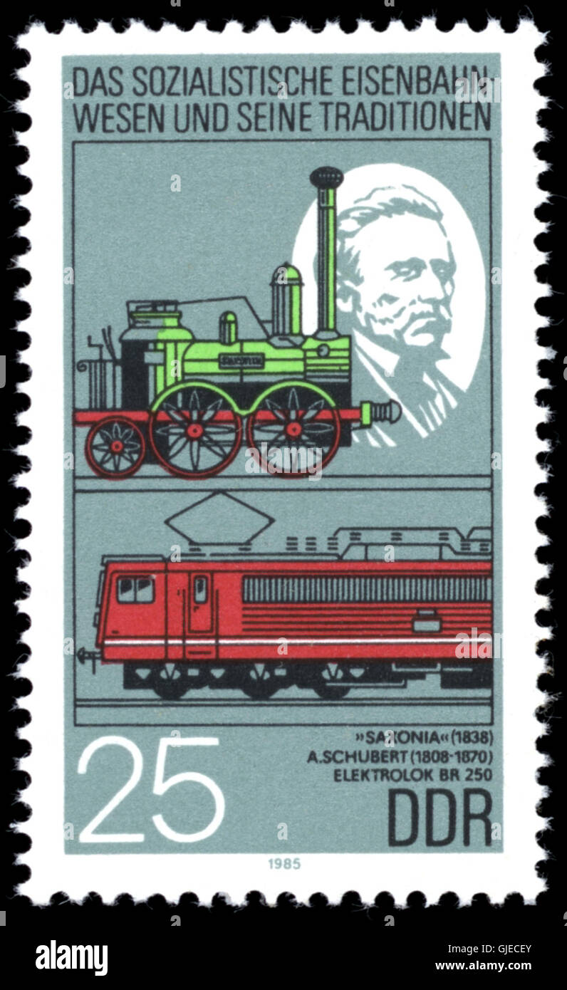 The Stamps of Germany (DDR) 1985 MiNr 2969 series features designs that ...