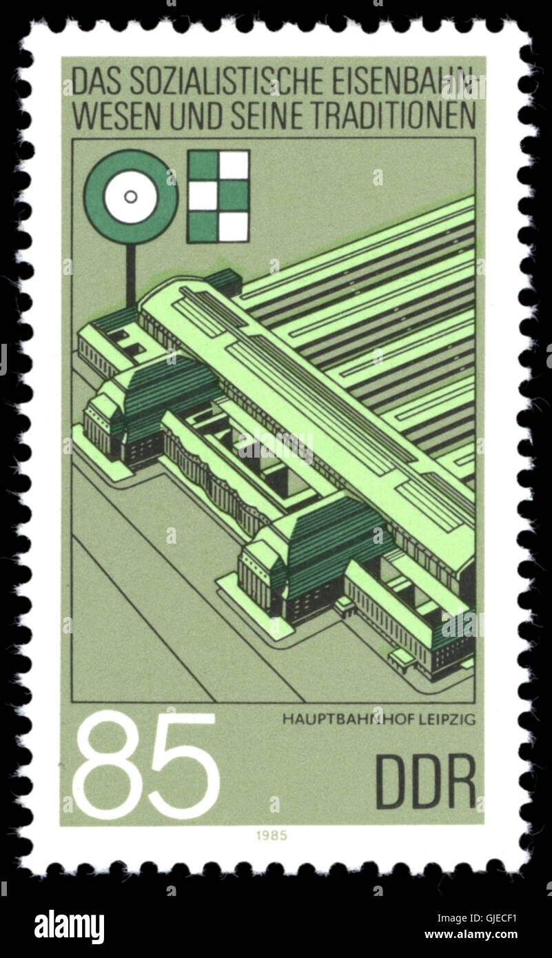 The 1985 DDR MiNr 2971 stamp is part of a series commemorating a ...