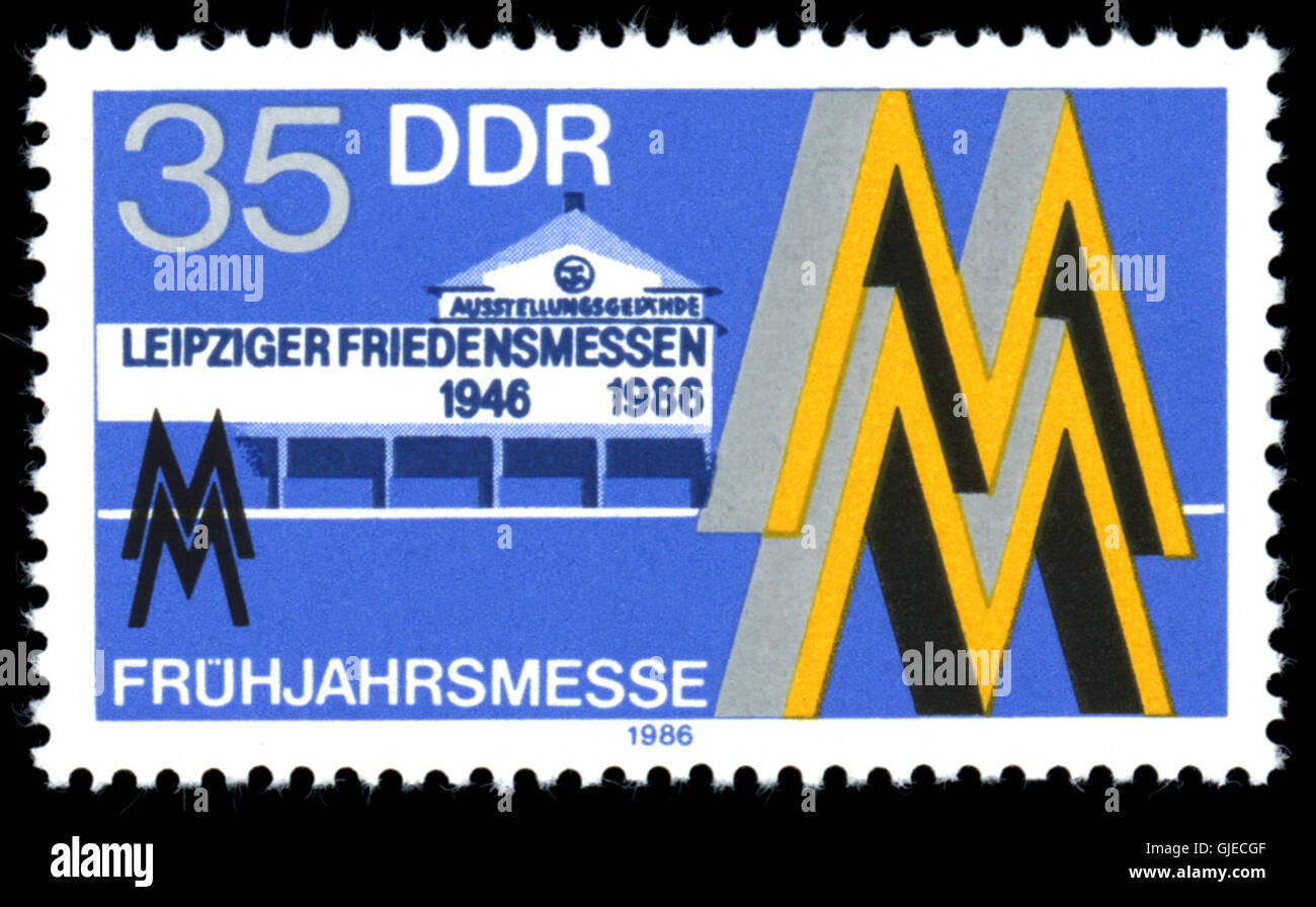 Stamps of Germany (DDR) 1986, MiNr 3003 Stock Photo - Alamy