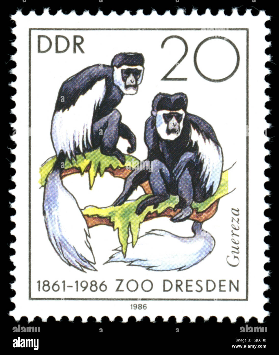 The 1986 DDR MiNr 3020 stamp was issued in East Germany as part of a ...