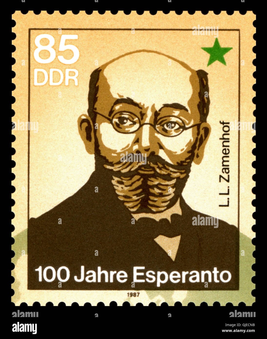 The 1987 MiNr 3106 stamp from the German Democratic Republic (DDR ...