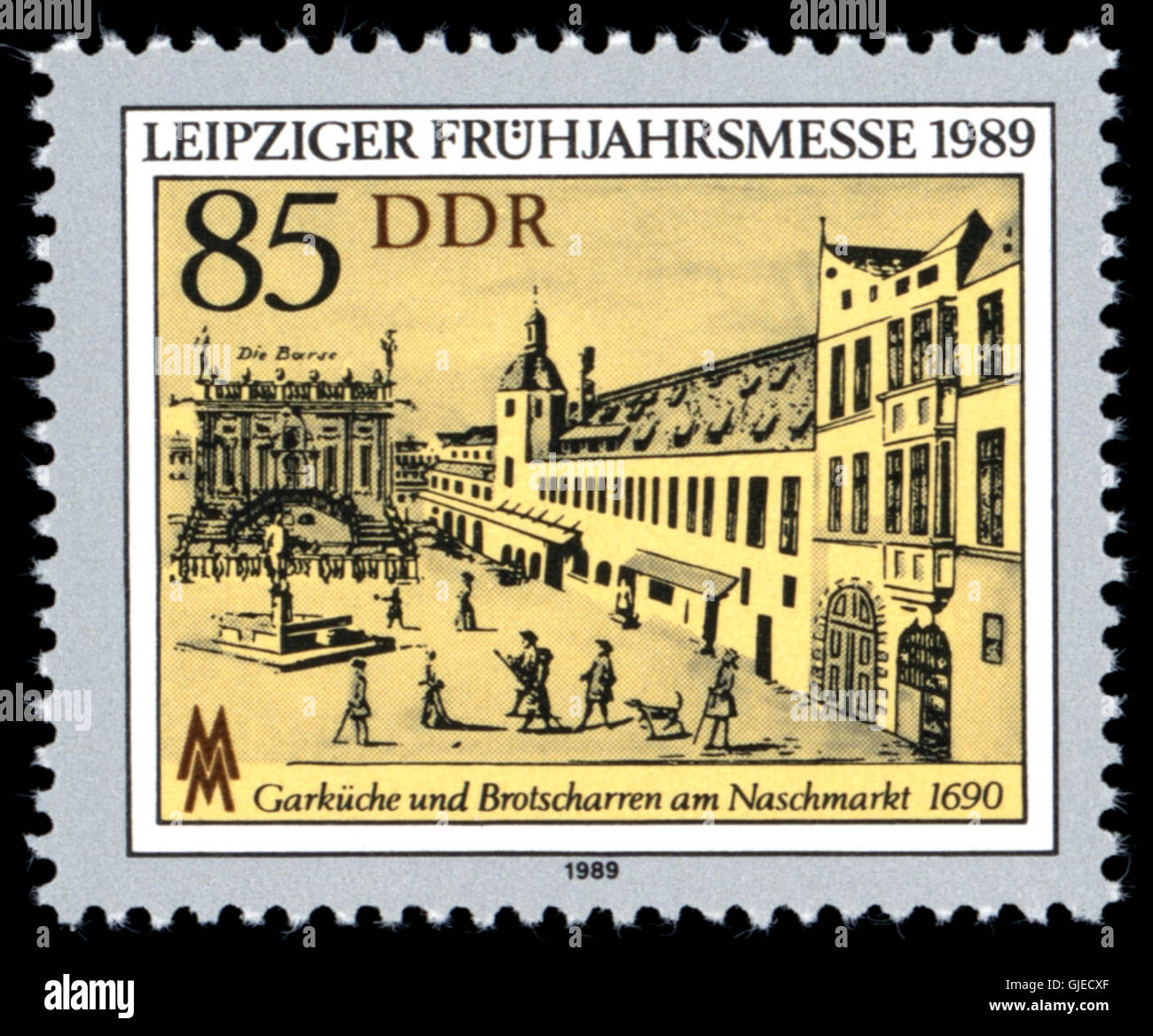 The DDR 1989 MiNr 3236 stamp was part of a series issued by East ...