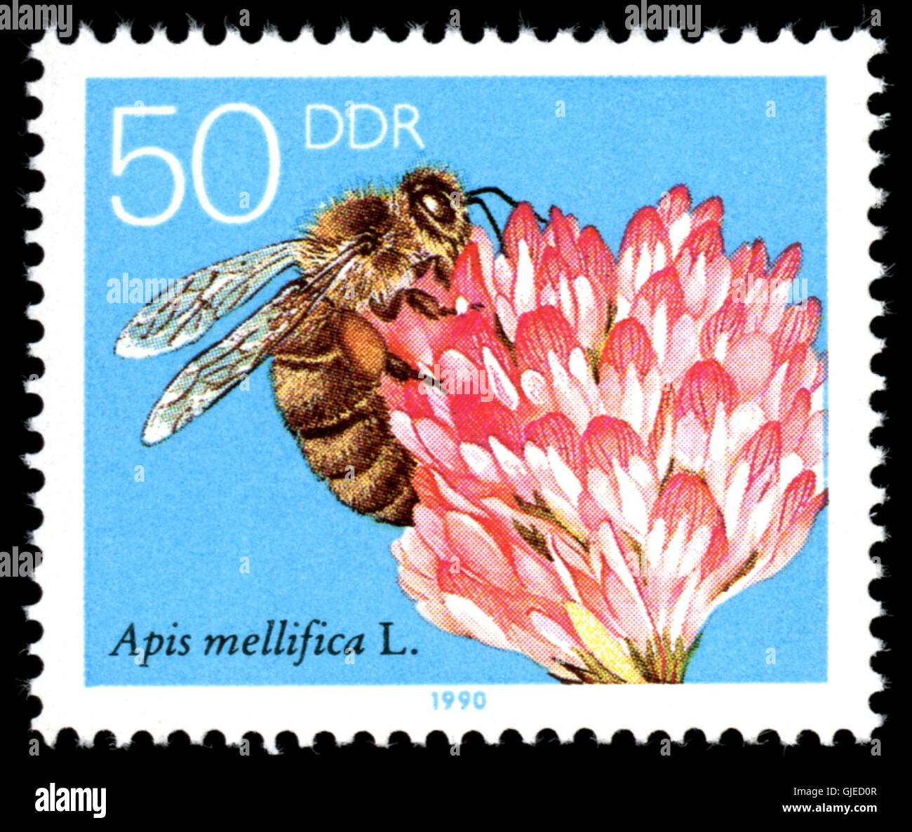 The DDR 1990 MiNr 3298 stamp was issued as part of a series celebrating ...