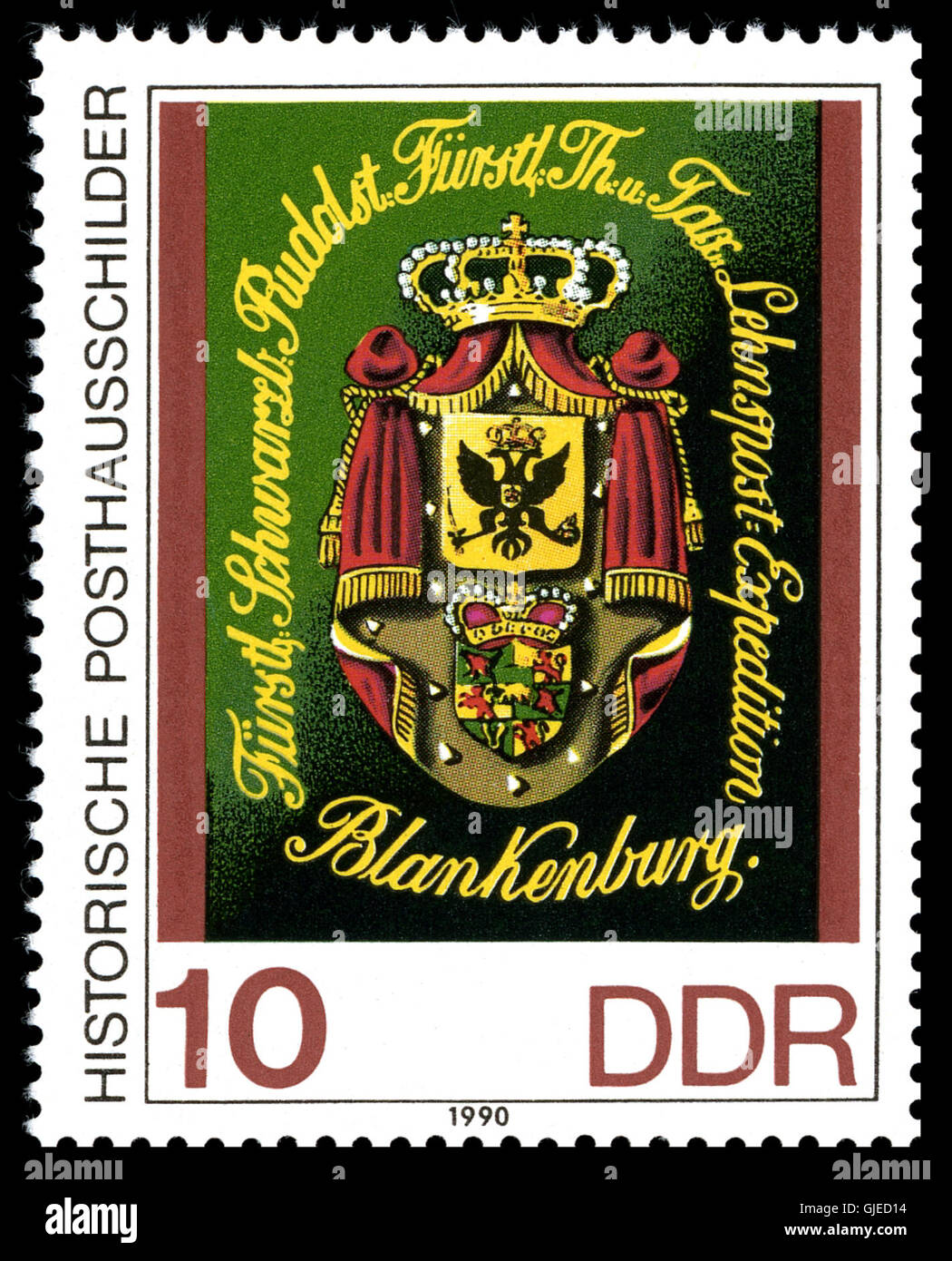 The DDR MiNr 3306 stamp from 1990 commemorates a significant political ...