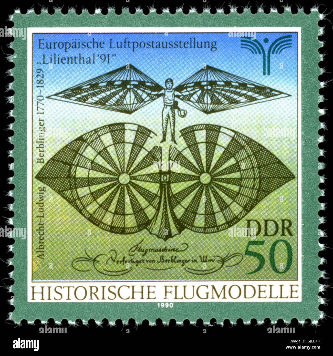 Issued in 1990 by the German Democratic Republic (DDR), MiNr 3313 ...
