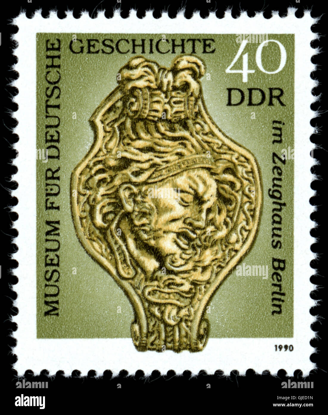 The DDR 1990 MiNr 3318 stamp is a part of a series celebrating East ...