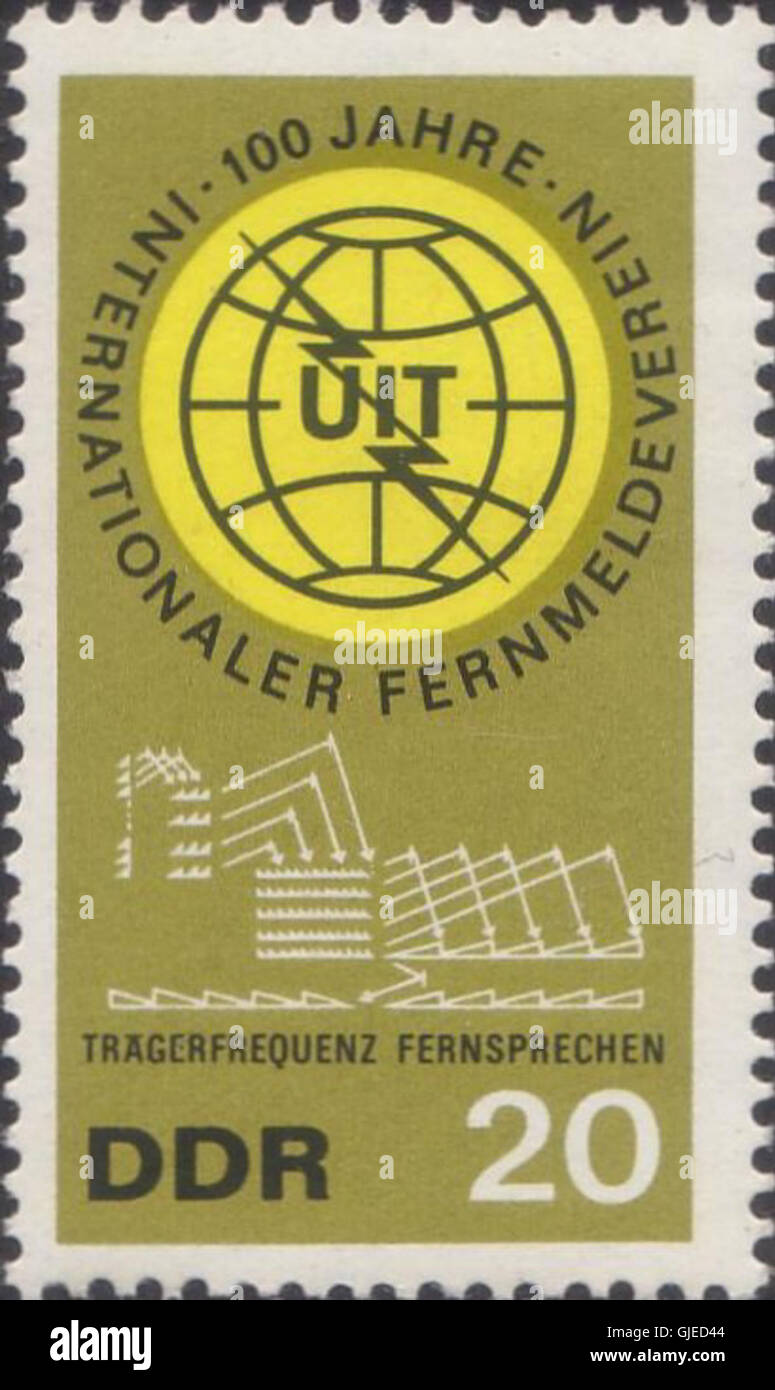 Historic Postage Stamps Of The Gdr High Resolution Stock Photography ...