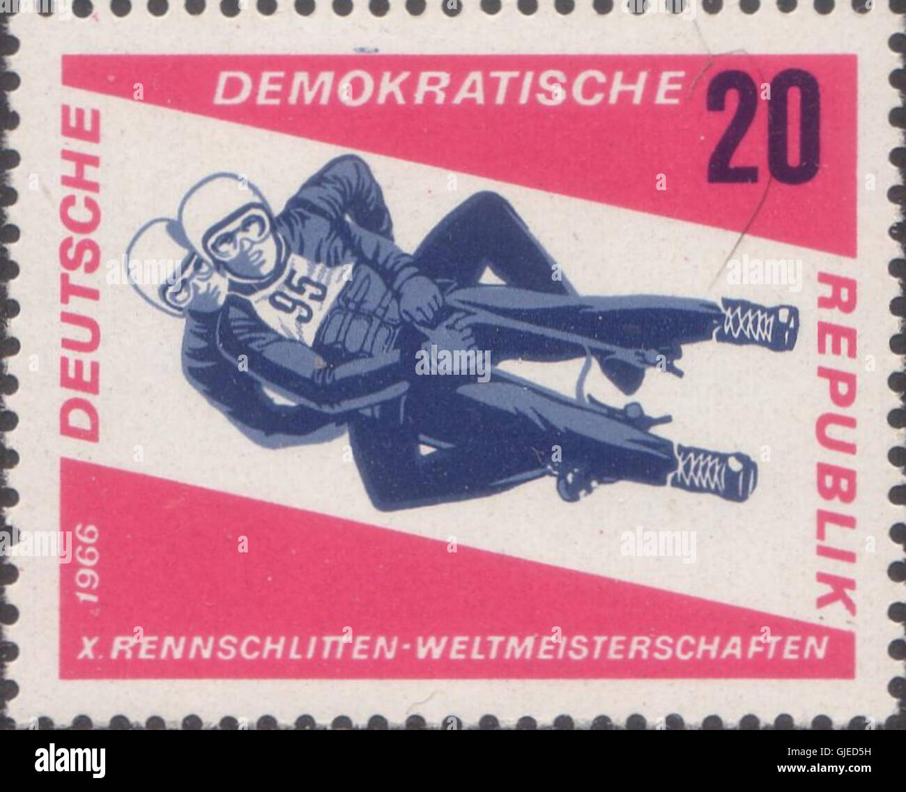 The 1966 GDR Michel 1157 stamp from East Germany commemorates a ...