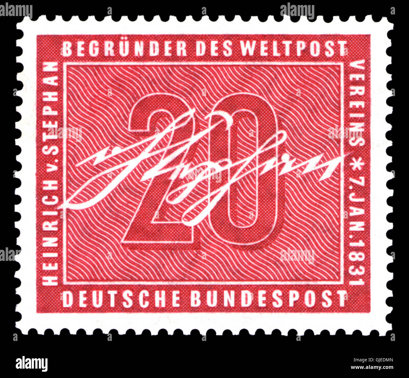 Father of the postal system hi-res stock photography and images - Alamy