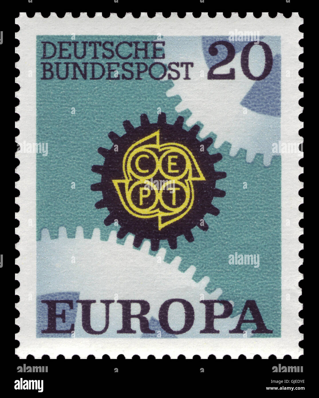 Europa postage stamp hi-res stock photography and images - Alamy