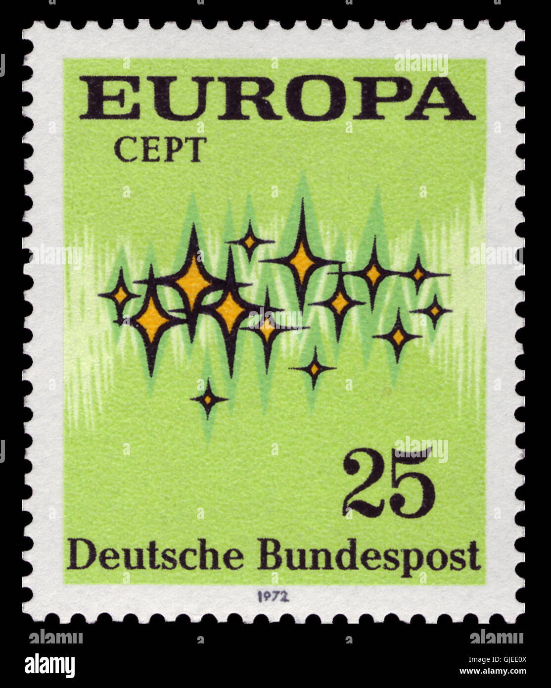 The DBP 1972 716 Europa stamp, issued by Deutsche Bundespost, is part ...