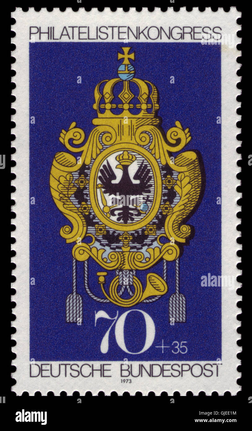 The DBP 1973 MiNr 765 stamp commemorates the IBRA (International ...