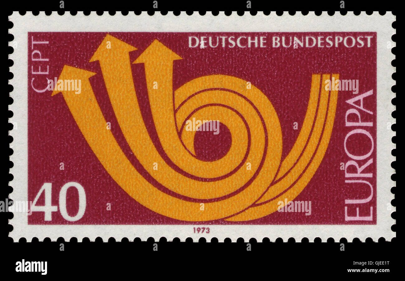 The 1973 DBP 769 Europa stamp, issued by Deutsche Bundespost, is part ...