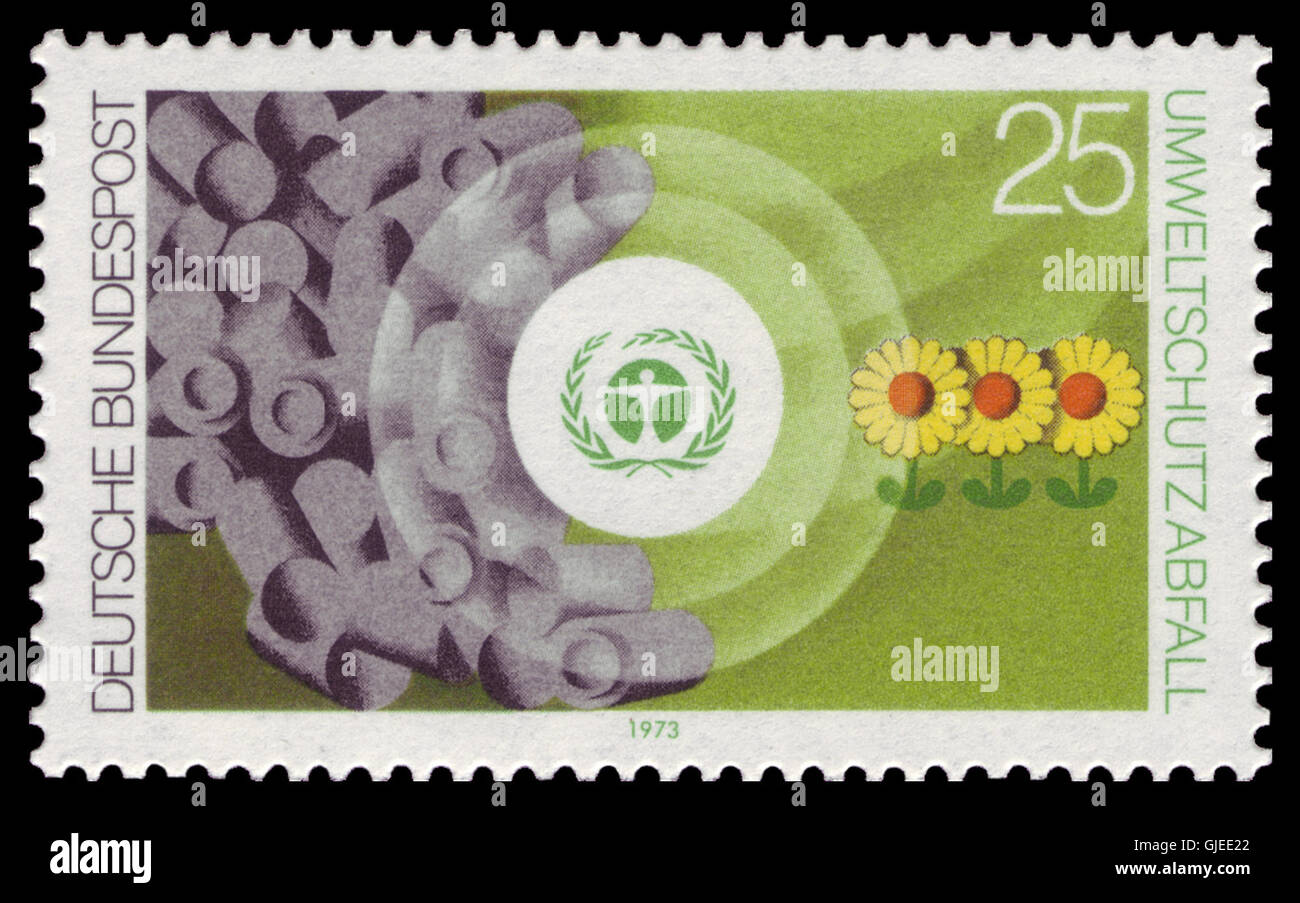 The 1973 DBP (Deutsche Bundespost) stamp, cataloged as 774 ...