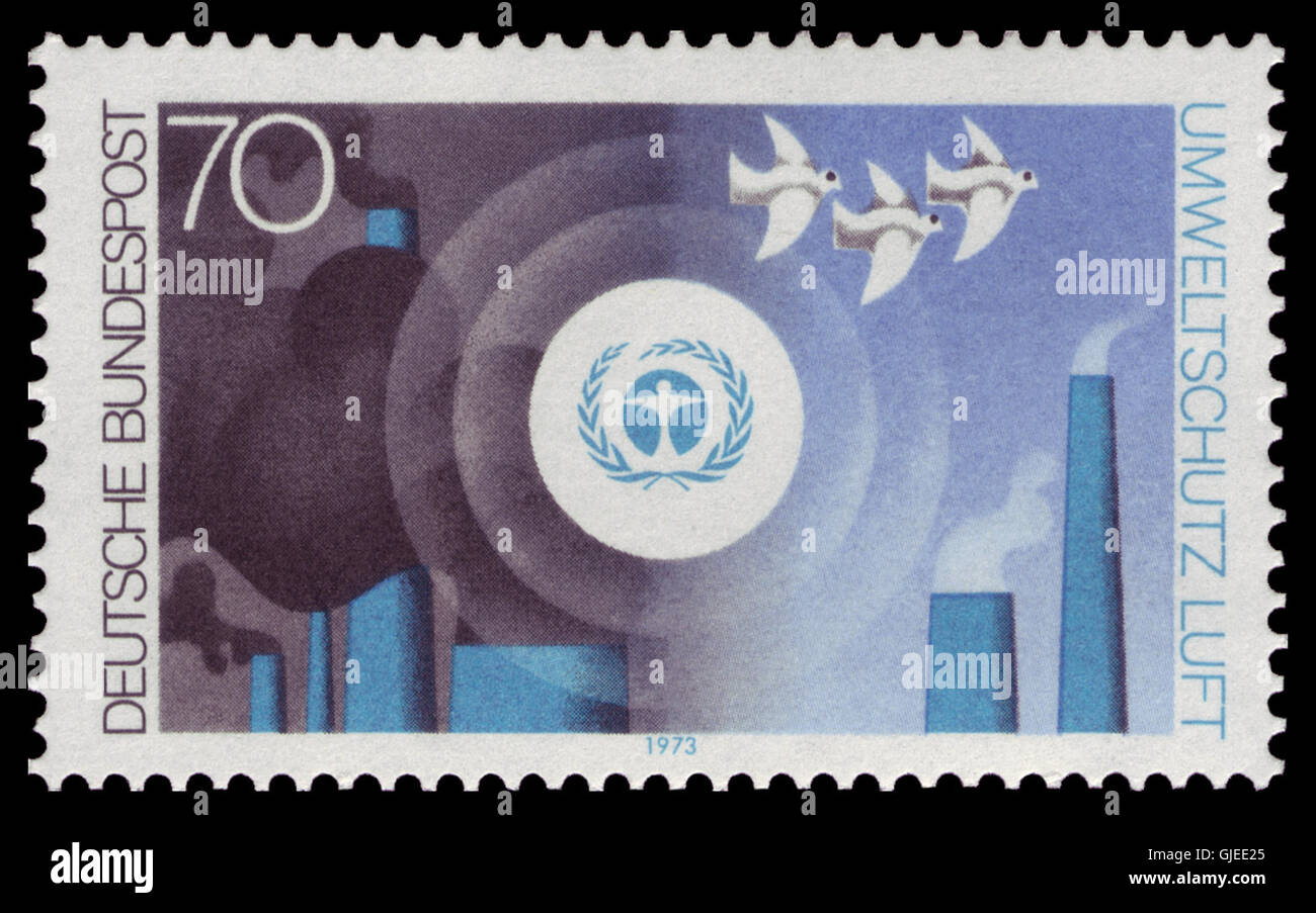 The DBP 1973 777 stamp was issued to raise awareness about ...