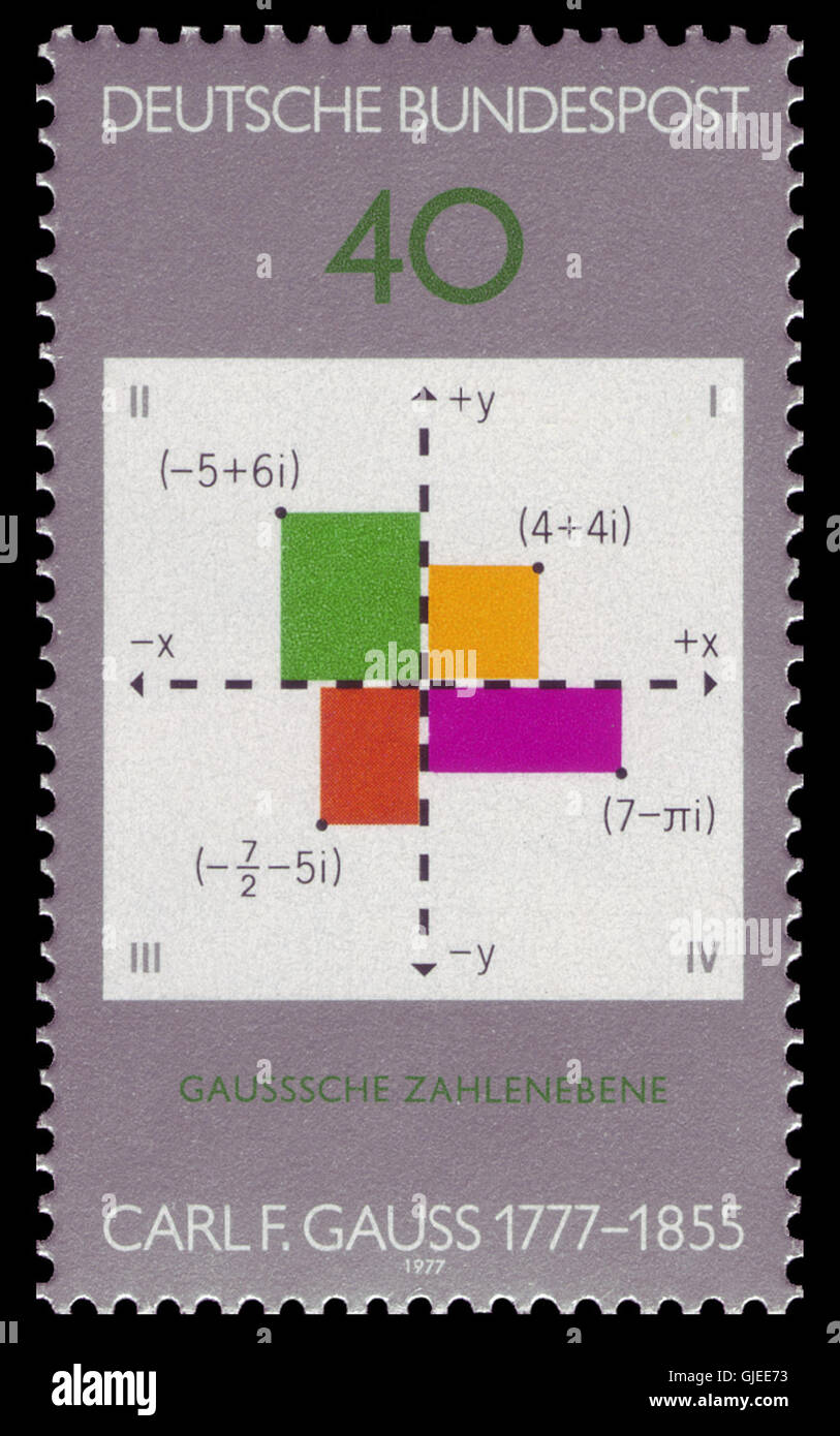 German mathematician carl friedrich gauss hi-res stock photography and ...