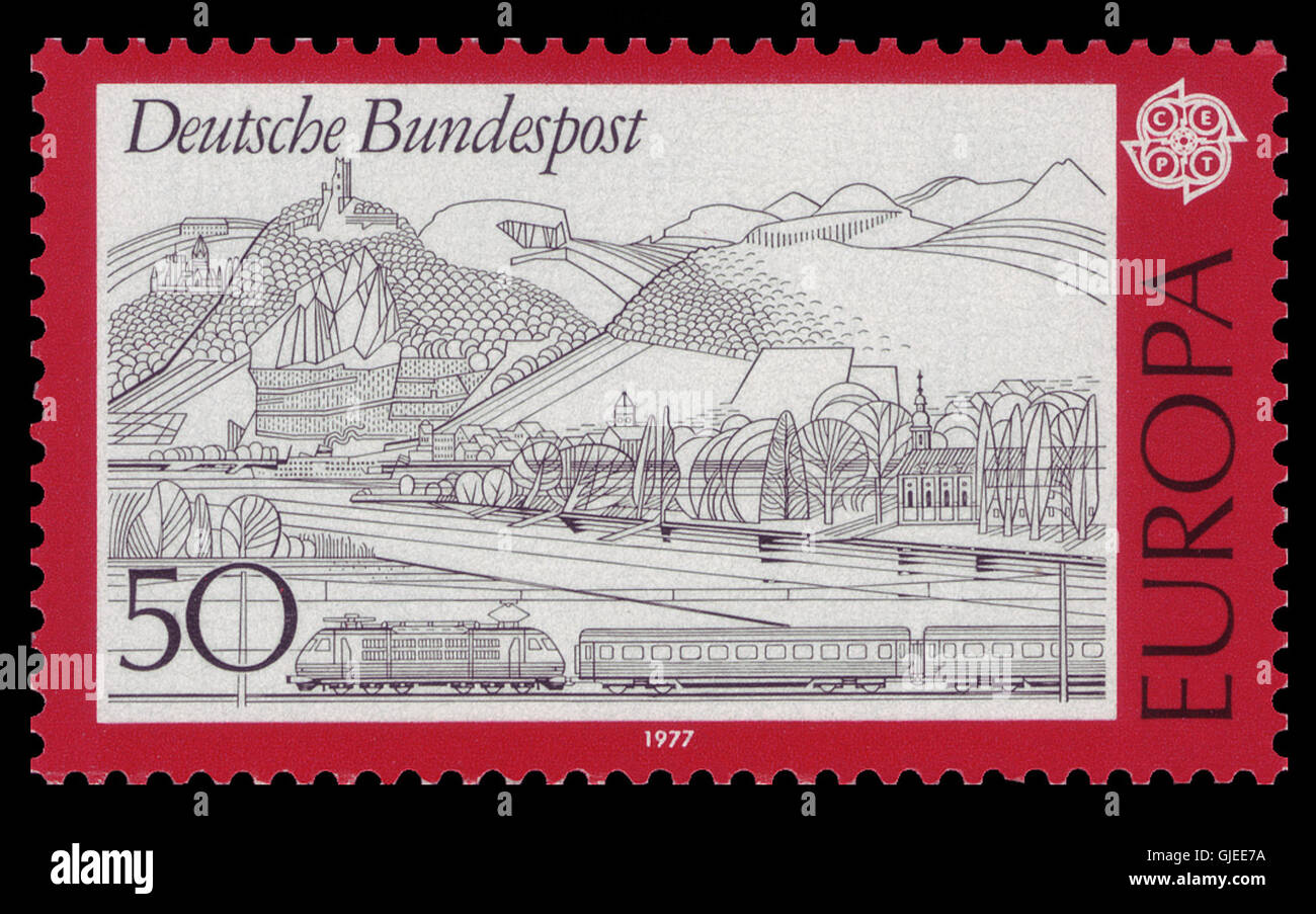 The 1977 DBP stamp, number 935, depicts the landscapes of the ...