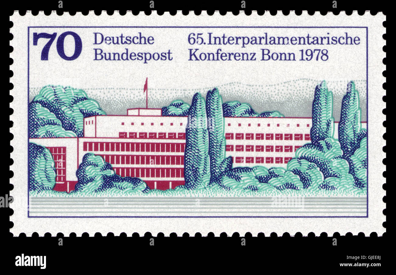 The DBP 1978 976 stamp commemorates the Interparliamentary Conference ...