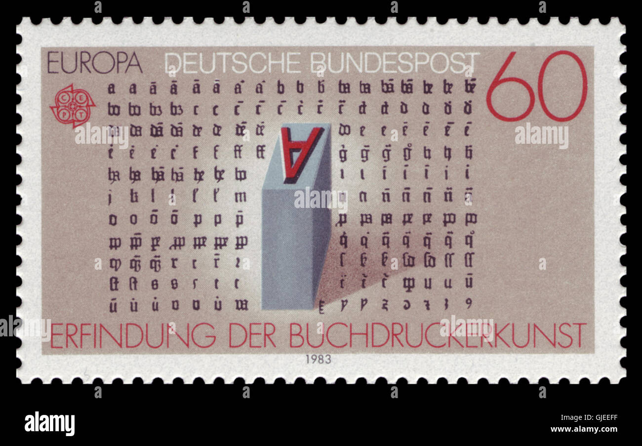 The 1983 DBP (Deutsche Bundespost) stamp, cataloged as 1175 ...