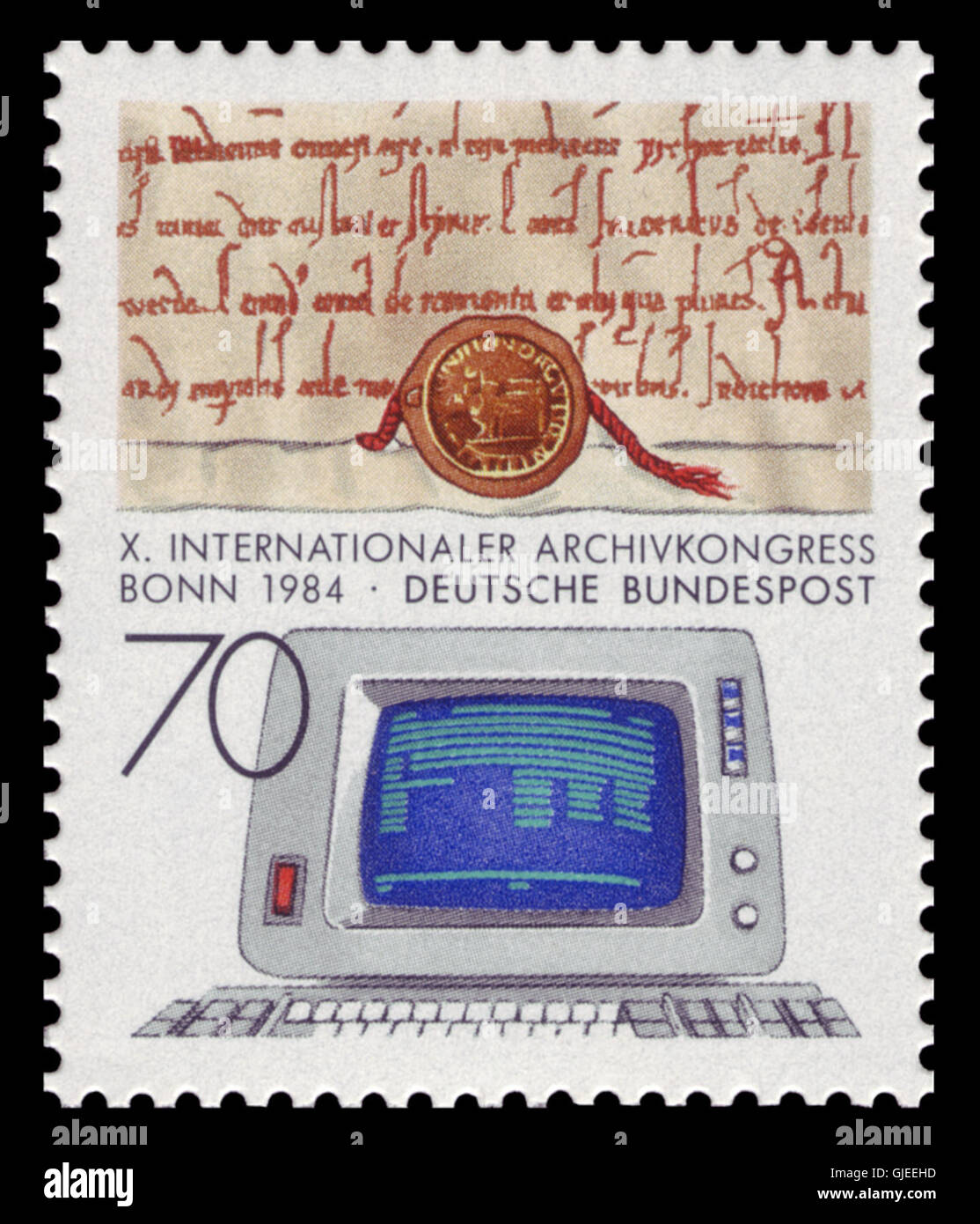 The 1984 DBP stamp, number 1224, commemorates the International ...