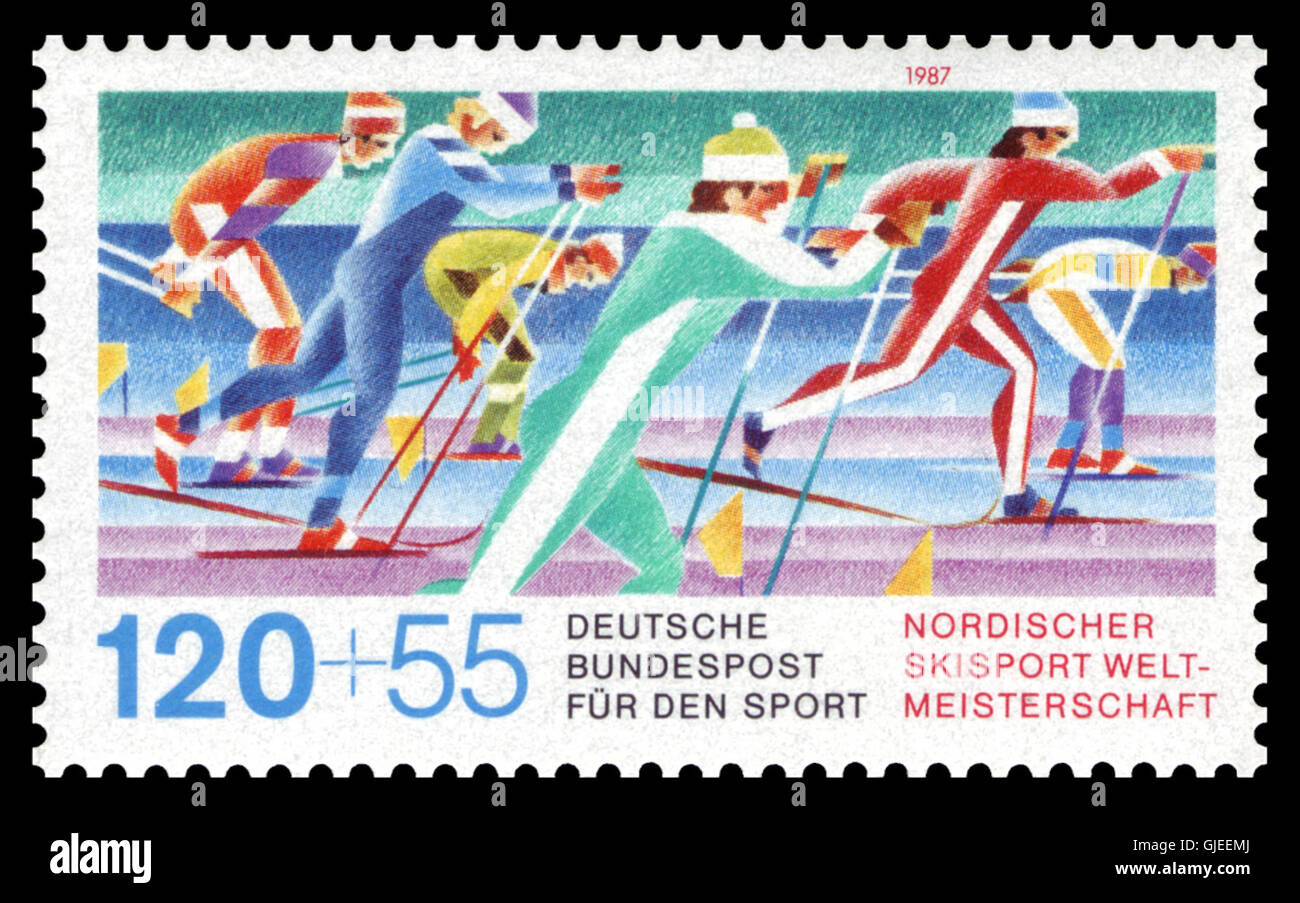 Ski stamp hi-res stock photography and images - Alamy