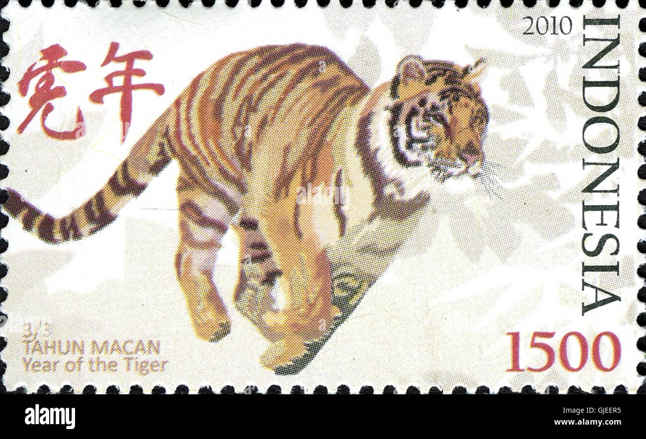 The Indonesian stamps 001-10 represent a series marking significant ...