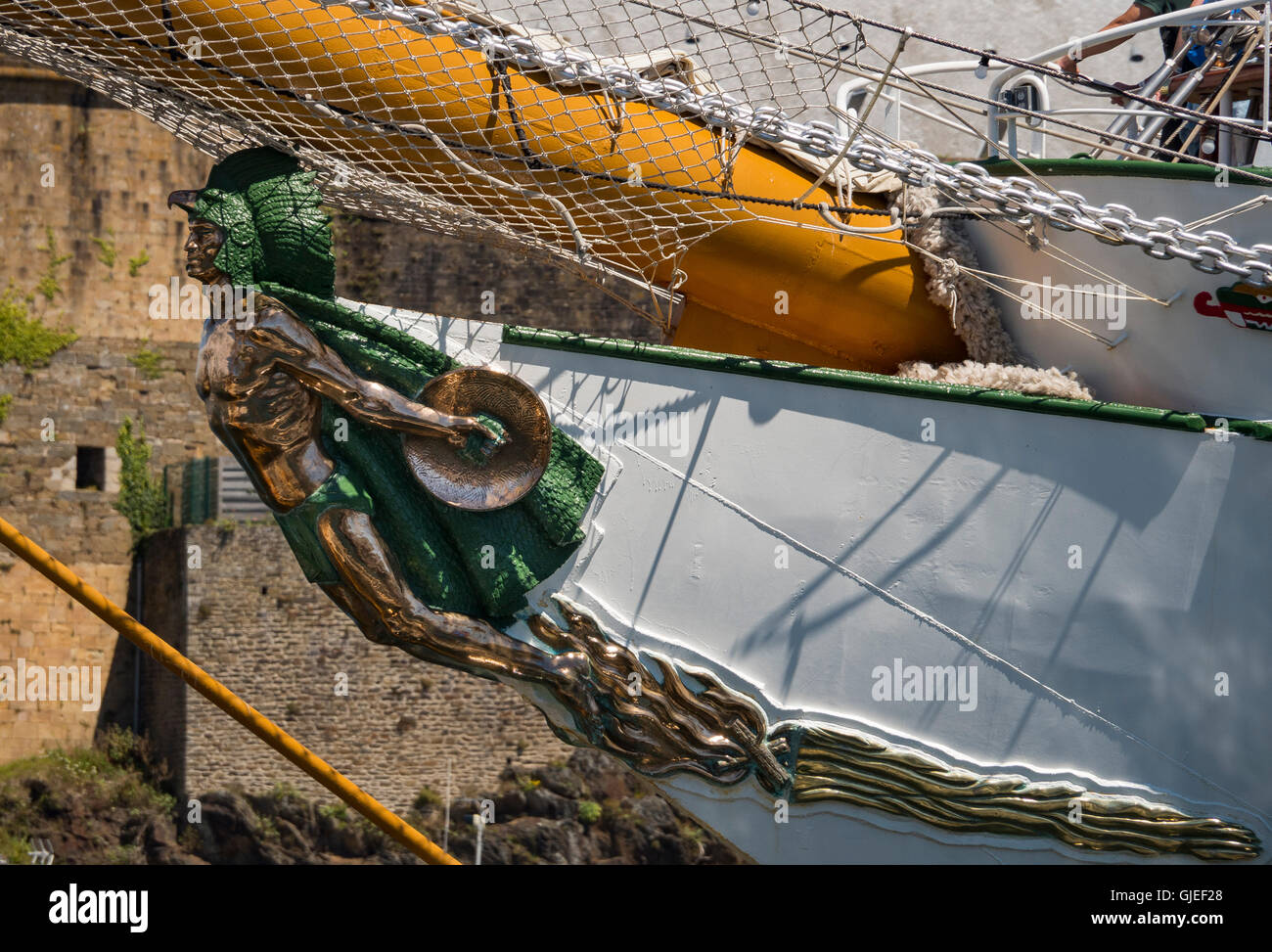The figurehead of the Mexican frigate Cuauhtémoc Stock Photo - Alamy