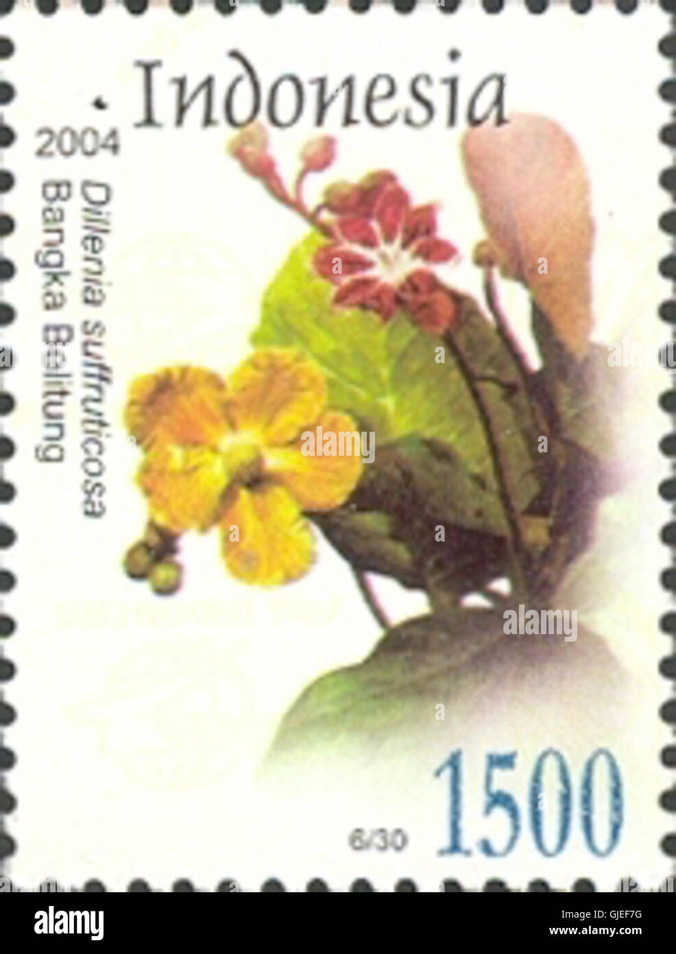 The Indonesia 006-04 stamp features a design that reflects national ...