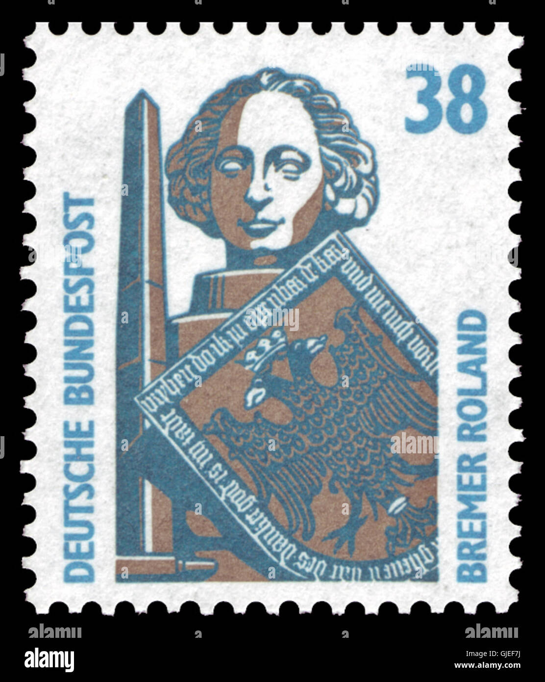 MiNr 1400, issued in 1989 by the Federal Republic of Germany (BRD ...