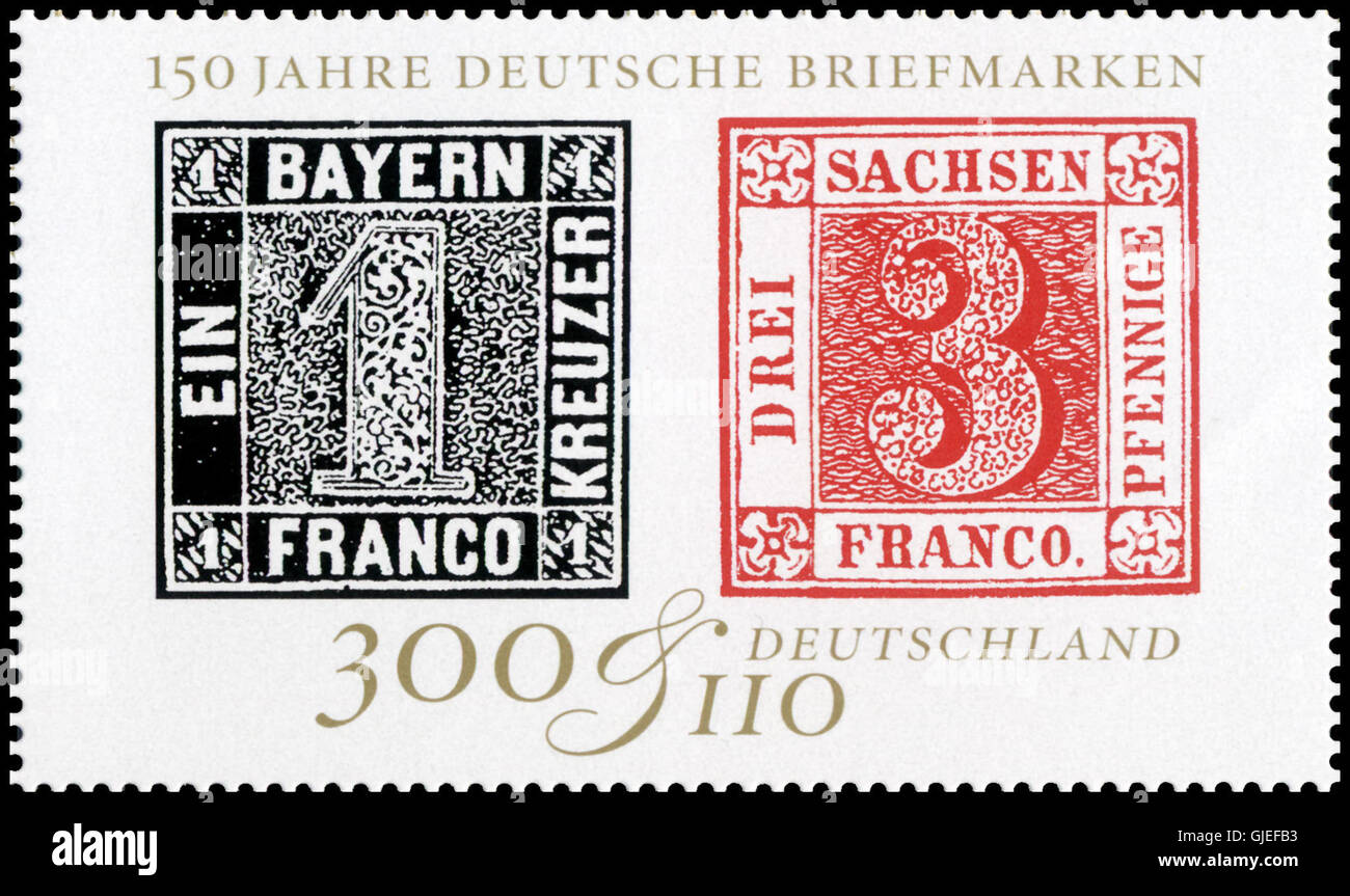 This 1999 German stamp, cataloged as MiNr 2041, celebrates Deutsche ...
