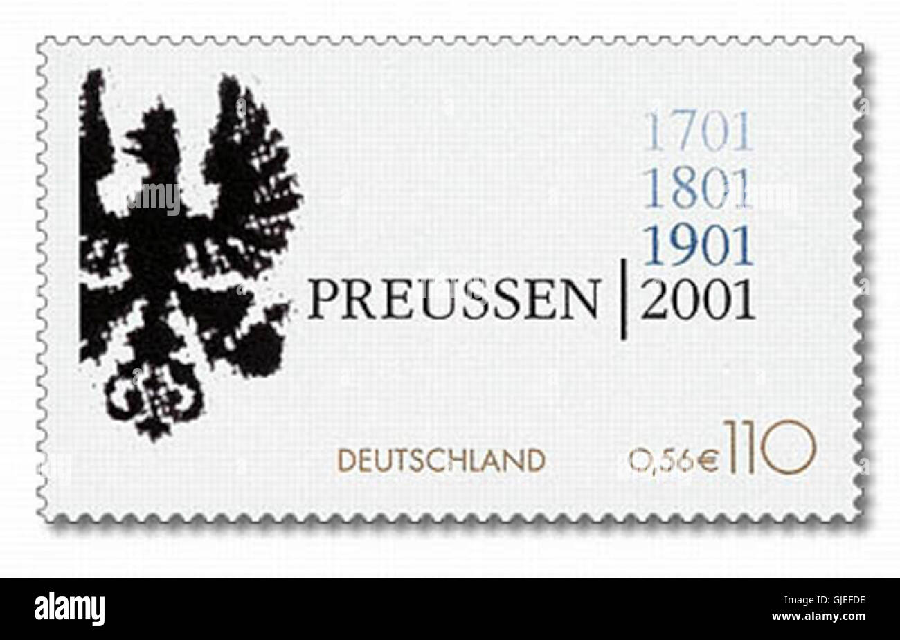 The 2001 Germany MiNr 2162 stamp features a design dedicated to ...