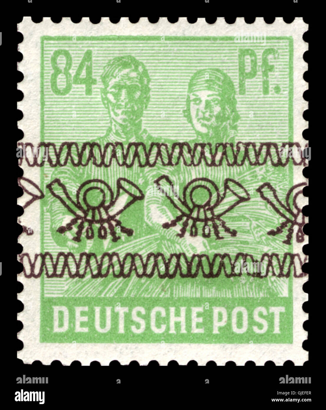 The Bizone 1948 51 I Bandaufdruck stamp was issued during the period of ...