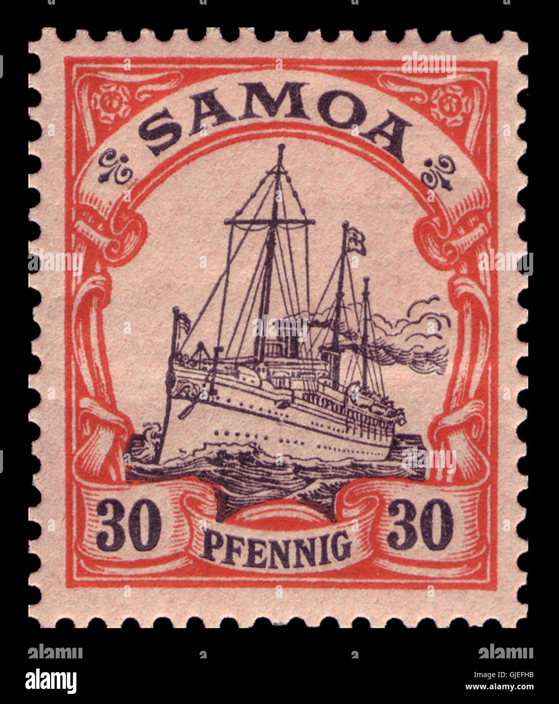 Samoa postage stamp hi-res stock photography and images - Alamy