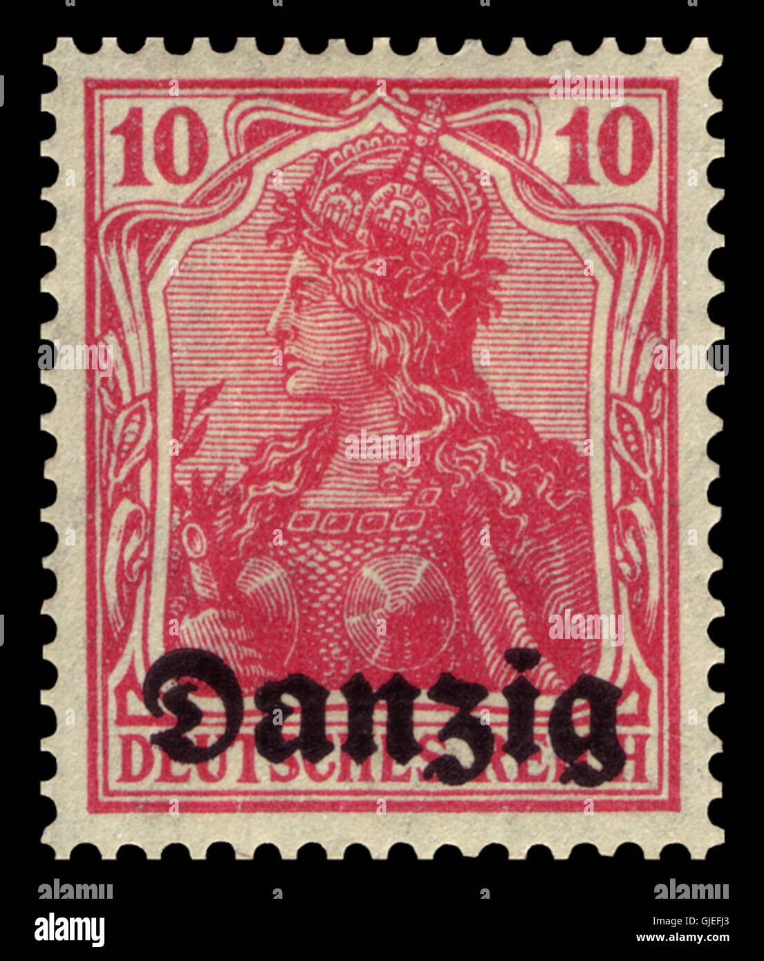 Danzig stamp hi-res stock photography and images - Alamy