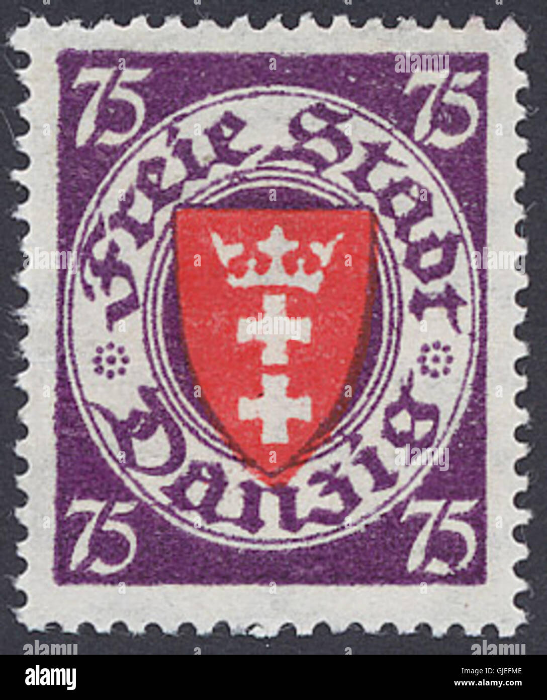 Danzig stamp hi-res stock photography and images - Alamy