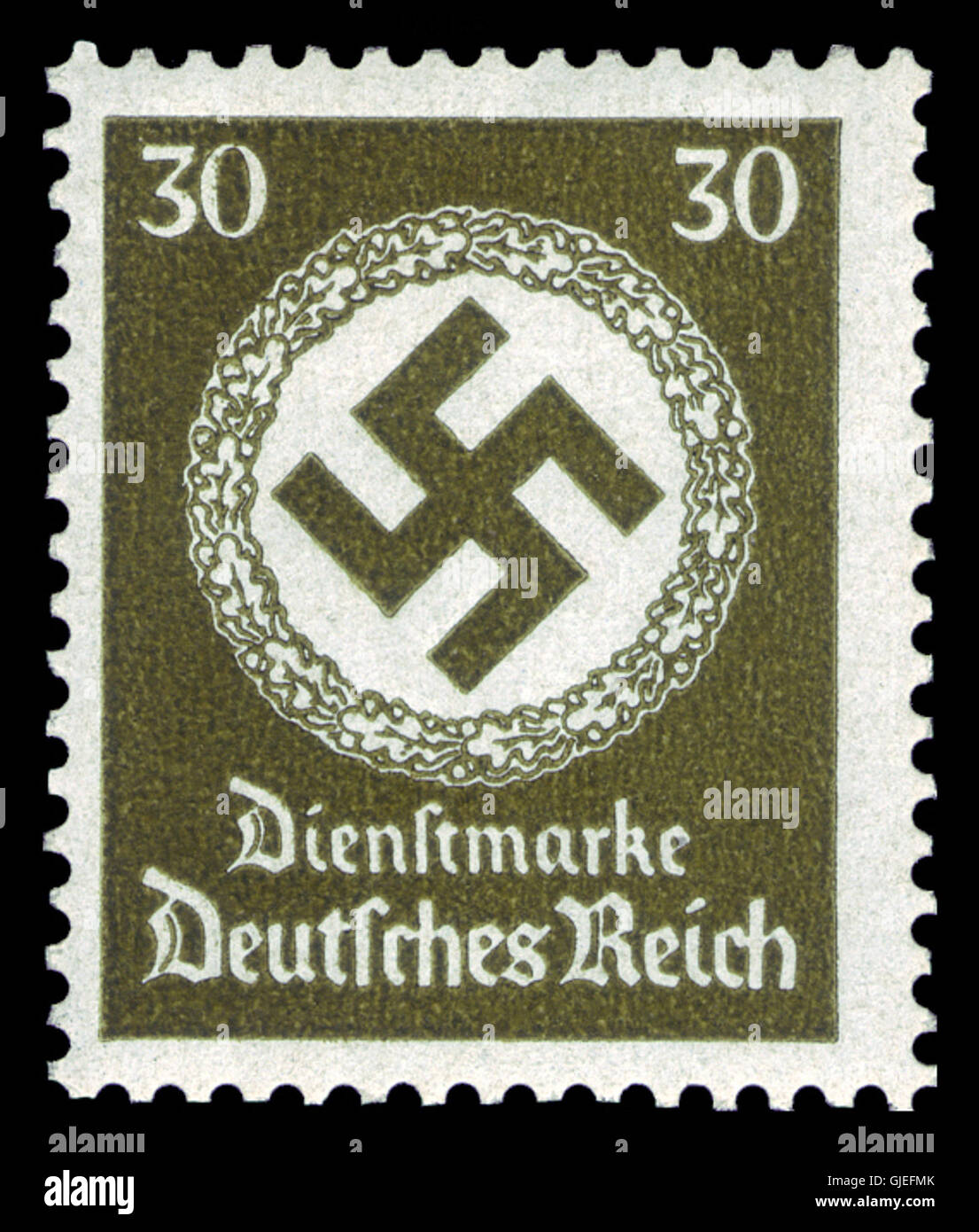 German Democratic Republic stamps 'DR-D 1934-141' and '1942-175', both ...