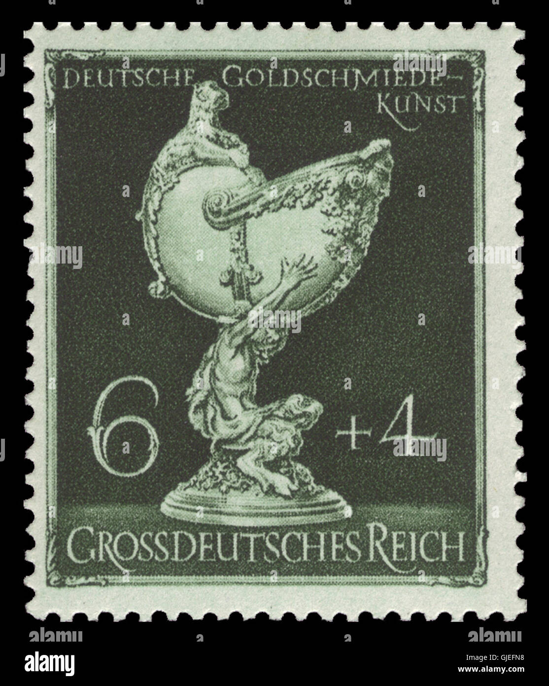 The DR 1944 902 stamp commemorates goldsmithing craftsmanship ...