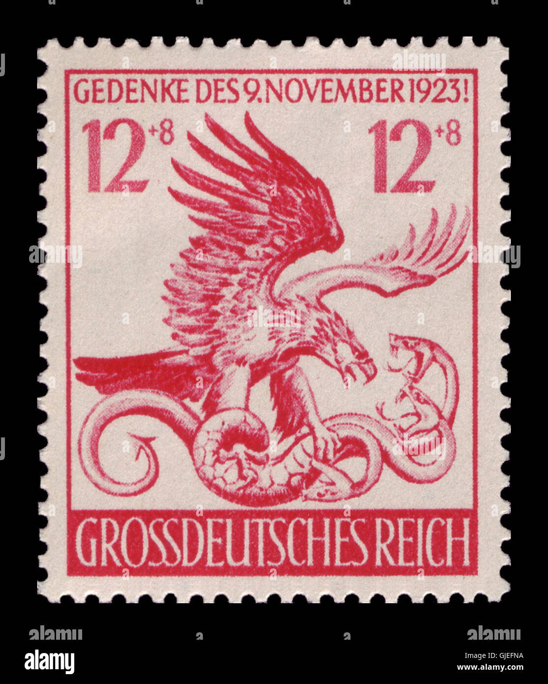 The 1944 DR 906 stamp commemorates the failed Hitler Putsch of 1923 ...