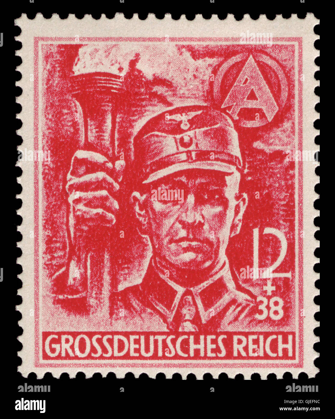 The 1945 DR 909 Soldaten stamp commemorates German soldiers during ...